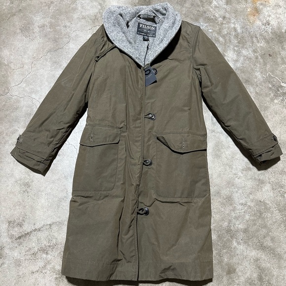 Filson | Jackets & Coats | Nwt Filson Wool Lined Trench Coat Army ...